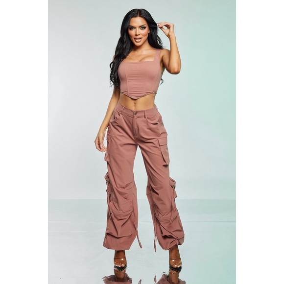 Tops | Cargo Pant Set | Poshmark